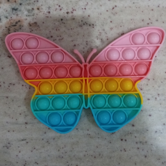 Toys | Rainbow Butterfly Popit | Poshmark